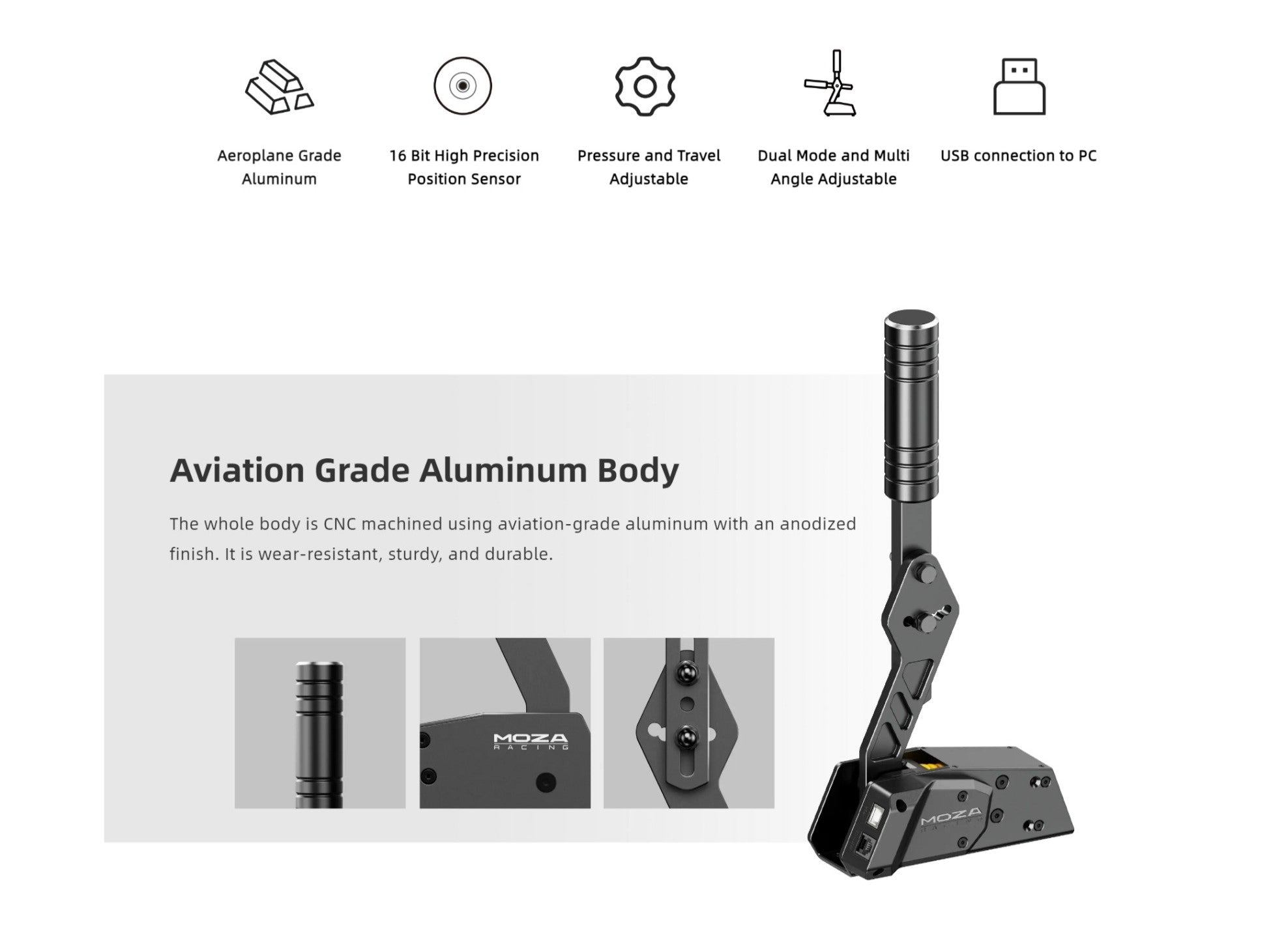 MOZA HBP Handbrake – VELOCITY SIMULATIONS