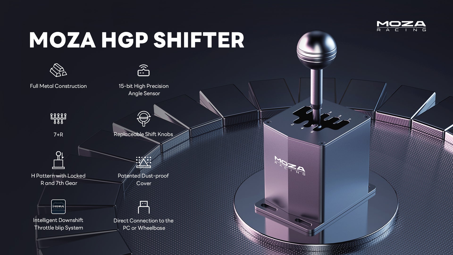 MOZA HGP Shifter – Velocity Simulations